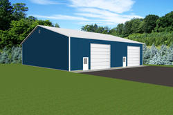 60'W x 60'L x 16'H Post Frame Building Material List at Menards®