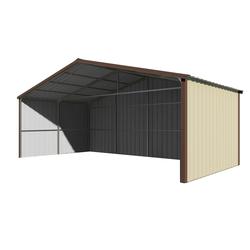 VersaTube® 24'W x 12'L x 7.5'H Loafing Shed Material List at Menards®