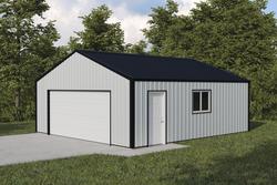 Alexandria Post Frame Building 24'W x 27'L x 8'H Material List at Menards®