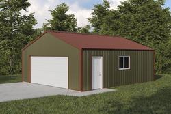 Alexandria Post Frame Building 24'W x 27'L x 8'H Material List at Menards®