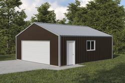 Alexandria Post Frame Building 24'W x 27'L x 8'H Material List at Menards®