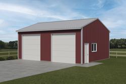 Yorkville Post Frame Building 24'W x 30'L x 12'H Material List at Menards®