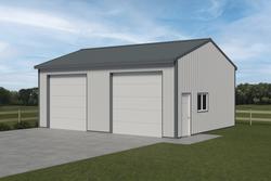 Yorkville Post Frame Building 24'W x 30'L x 12'H Material List at Menards®