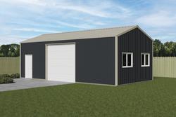 Onalaska Post Frame Building 16'W x 32'L x 10'H Material List at Menards®