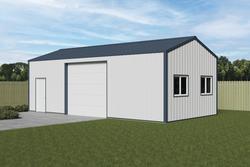 Onalaska Post Frame Building 16'W x 32'L x 10'H Material List at Menards®