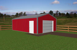 Fairborn Post Frame Building 16'W x 24'L x 8'H Material List at Menards®