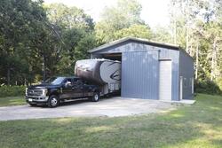 24'W x 32'L x 12'H Post Frame RV Garage Material List at Menards®