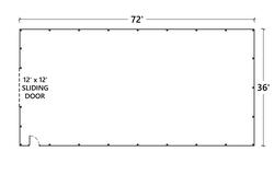 Gillette Post Frame Building 36'W x 72'L x 12'H Material List at Menards®