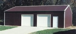 26'W x 45'L x 10'H Garage Post Frame Building Material List at Menards®
