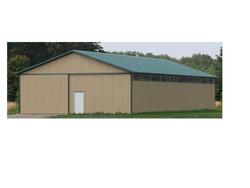40'W x 54'L x 12'H Agricultural Post Frame Building Material List at ...