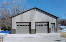 Ontario Post Frame Building 32'W x 32'L x 10'H Material List at Menards®