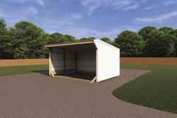 12'W x 18'L Pullable Loafing Shed Material List at Menards®