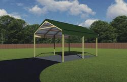 14'W x 18'L x 8'H Pro-Port™ Surface Mounted Posts Material List at Menards®