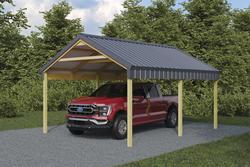 14'W x 18'L x 8'H Pro-Port™ Embedded Posts Material List at Menards®