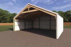 25'W x 18'L x 8'H Pro-Port™ Embedded Posts Material List at Menards®