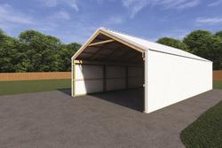 18'W x 36'L x 8'H Pro-Port™ Surface Mounted Posts Material List at Menards®