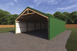 21'W x 36'L x 8'H Pro-Port™ Surface Mounted Posts Material List at Menards®