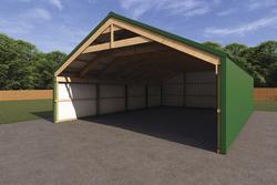 25'W x 36'L x 8'H Pro-Port™ Surface Mounted Posts Material List at Menards®