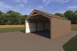 18'W x 27'L x 8'H Pro-Port™ Embedded Posts Material List at Menards®