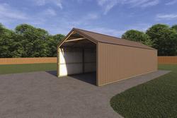 14'W x 36'L x 8'H Pro-Port™ Surface Mounted Posts Material List at Menards®