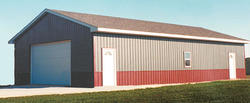 Saginaw Post Frame Building 30'W x 56'L x 10' 6"H Material List at Menards®