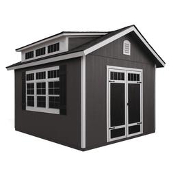 Windemere 12 x 10 Wood Outdoor Storage Shed with Floor Materials List ...