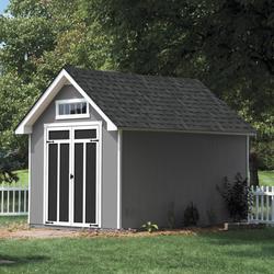 Tribeca 10 x 12 Wood Outdoor Storage Shed with Floor Materials List at ...