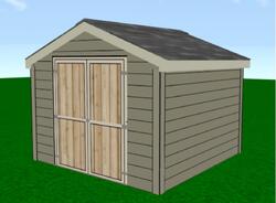 EZ Build® 10 x 10 Gable Shed Material List at Menards®