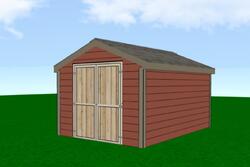 EZ Build® 10 x 16 Gable Shed Material List at Menards®