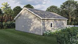 Stella 2-Car Garage 28' x 40' x 9' Material List at Menards®