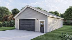 Stella 2-Car Garage 28' x 40' x 9' Material List at Menards®