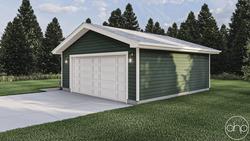 Boone 2-Car Garage 22' x 22' x 8' Material List at Menards®