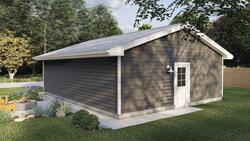 Mankato 2-Car Garage 24' x 30' x 8' Material List at Menards®