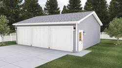 Whitman 3-Car Garage 28' x 32' x 9' Material List at Menards®