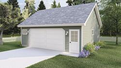 Brookline 2-Car Garage 22' x 26' x 8' Material List at Menards®