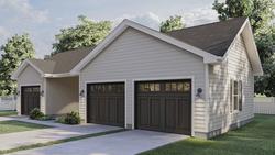 Galloway 3-Car Garage 23' x 49' x 9' Material List at Menards®