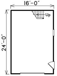 Cheyenne 1-Car Gambrel Roof Garage 16' x 24' x 8' Material List at Menards®