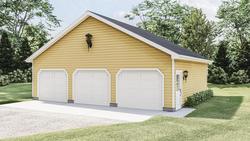 Benton 3-Car Garage 35' x 28' x 9' Material List at Menards®