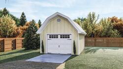 Harrison 1-Car Garage 14' x 22' x 9' Material List at Menards®