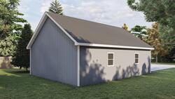 Grayson 2-Car Garage 24' x 32' x 9' Material List at Menards®