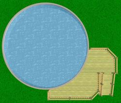 16' x 12' Attached Pool Deck Material List at Menards®