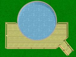 24' x 10' Freestanding Pool Deck Material List at Menards®