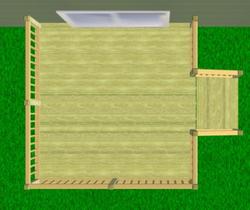 10' x 10' Attached Single Level Deck Material List at Menards®