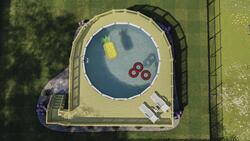 30' x 34' Northline Pool Deck for a 24' Pool Material List at Menards®