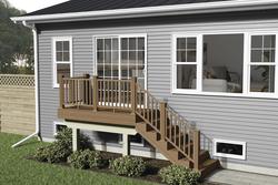 8' x 4' Tinley Entry UltraDeck® Rustic™ Cedar Deck Material List at ...