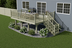 16' x 12' Florence AC2® Green Treated Thick Deck Material List at Menards®