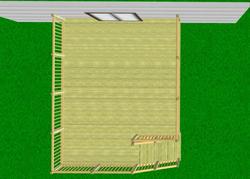 16' x 20' Attached Single Level Deck Material List at Menards®