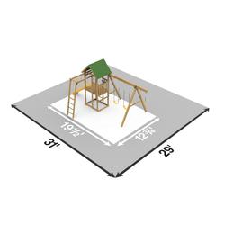 PlayStar Plateau Plus Ready-to-Assemble 11 Activity Playset Material ...