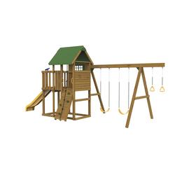 PlayStar Little Sprout Silver Ready-to-Assemble 10 Activity Playset ...
