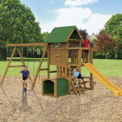 PlayStar Little Sprout Gold Ready-to-Assemble 15 Activity Playset ...